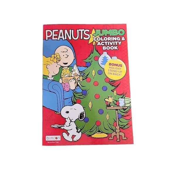 Bendon | Toys | Peanuts Jumbo Coloring Activity Book Christmas Holiday ...